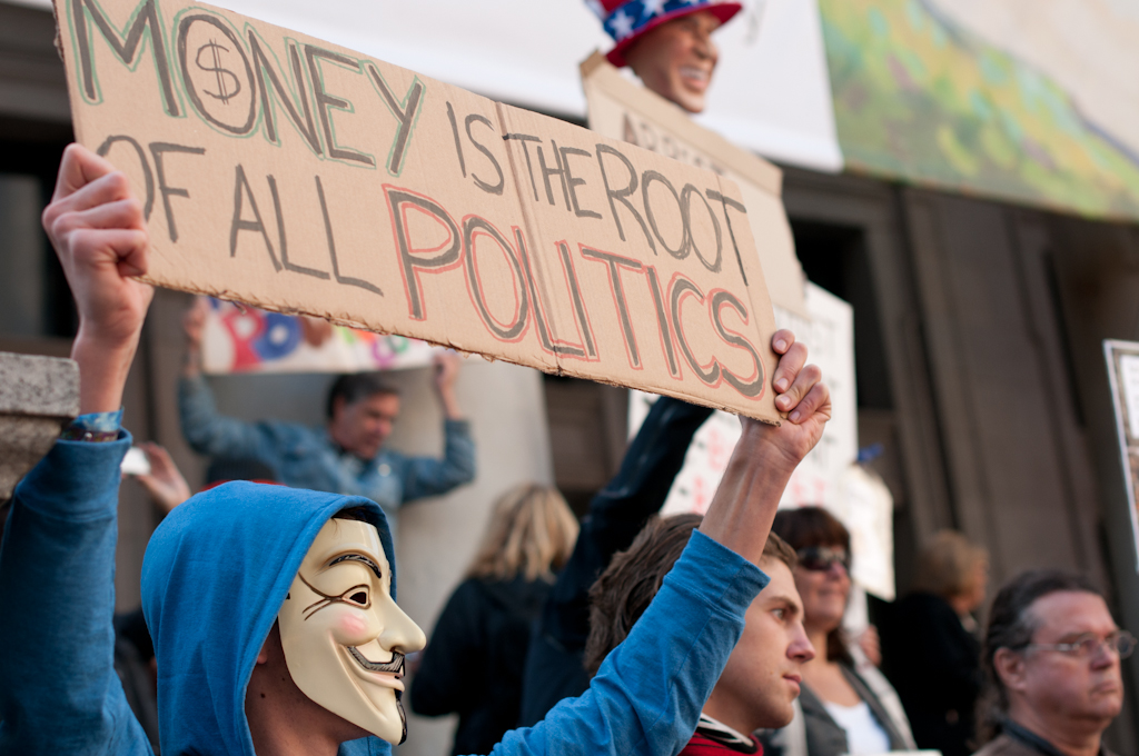 We must stop the corrosive effects of big money on our political system ...