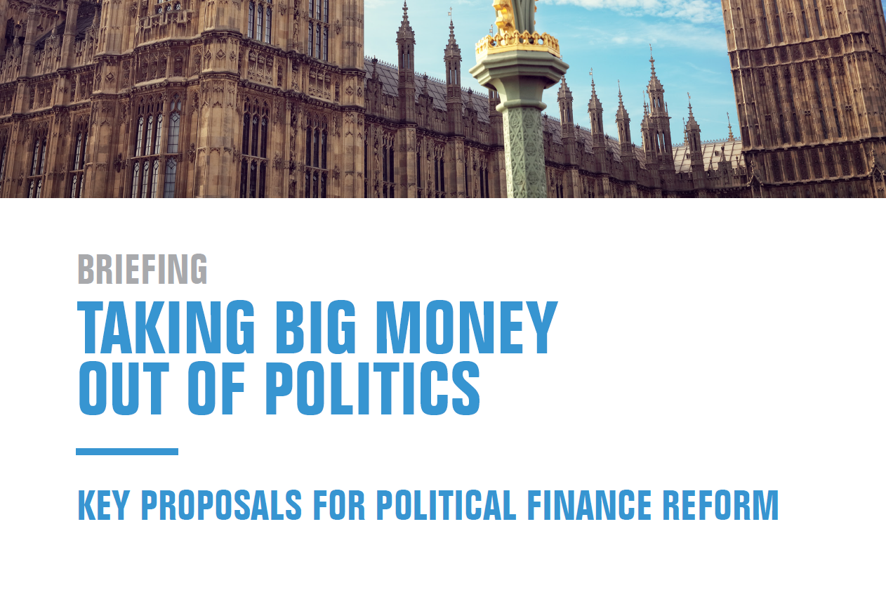 Taking Big Money Out of Politics | Transparency International UK